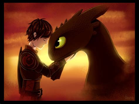 Hiccup And Toothless By Rozdy On Deviantart