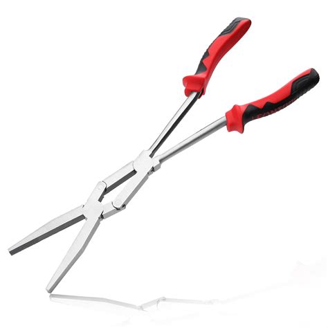 Leontool Dual Pivot Pliers Double Joint Flat Pliers With Serrated Jaw