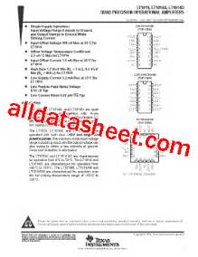 Lt1014a Datasheetpdf Texas Instruments