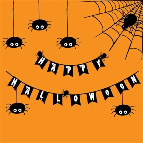 할로윈장식당박쥐화환장식명절인사주년배경깃발새검은축하까마귀휴가집아이콘onwhite오렌지종이호박까마귀무섭다실루엣해골벽지무당