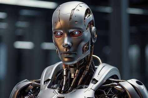 download cyborg ai robot android royalty free stock illustration image pixabay