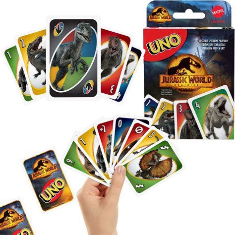 Juego De Cartas Uno Jurassic Park World Supermegapop