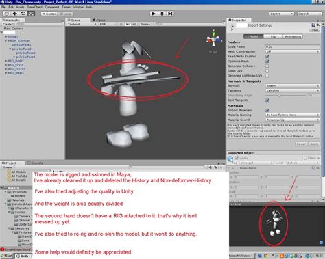 Skinned Mesh From Maya To Unity Messes Up Unity Engine Unity Discussions