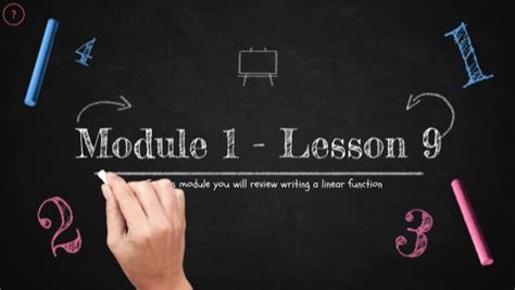 Module 1 Lesson 9