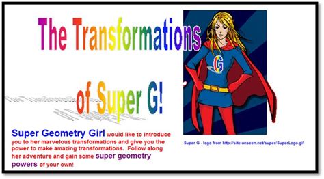 transformational geometry education math translation rotation