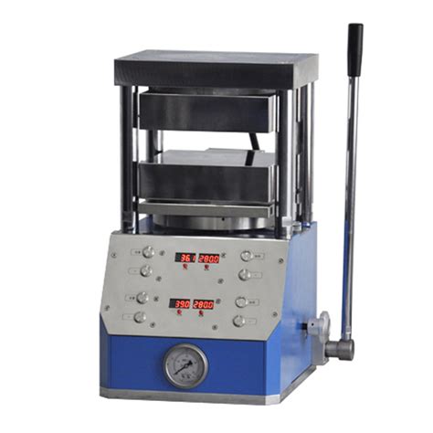 Bench Top 10t Manual Hydraulic Laminating Hot Press For Pressing Polymer Sample China