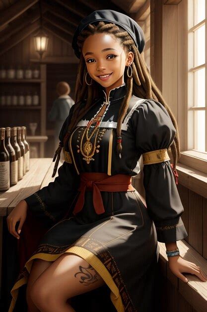 Linda Garota Africana Afrobeauty Mulher Sul Americana Tom De Pele Escura Juneteenth Negra Modelo