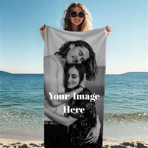 Personalized Image Beach Towel Custom Yourdesign Beach Towel