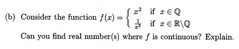 B ﻿consider The Function