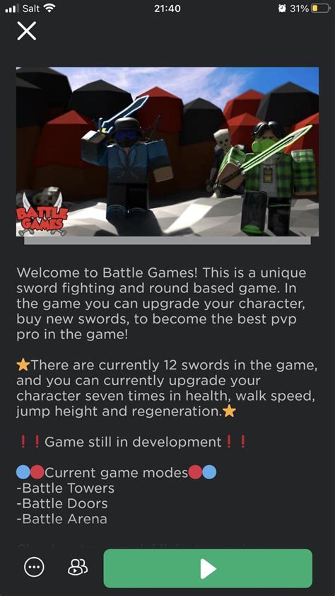 our game page r robloxgamedev