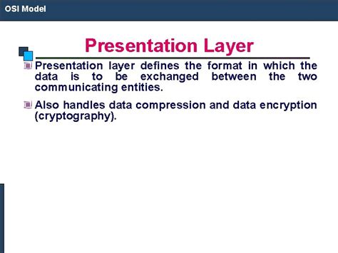 OSI Model OSI MODEL OSI Model Communication Architecture