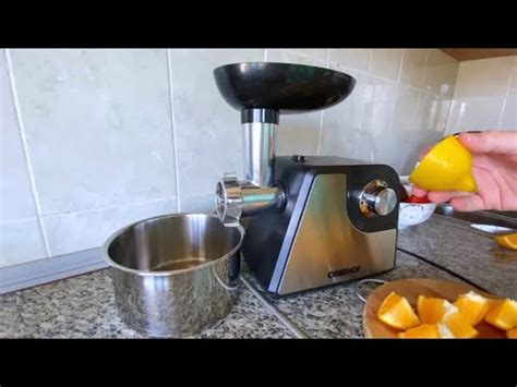 Очень вкусный апельсиновый сок 🥤 / Умная мясорубка Oberhof Hackfleisch ...