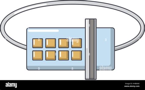 Lock Code Icon Cartoon Style Stock Vector Image And Art Alamy