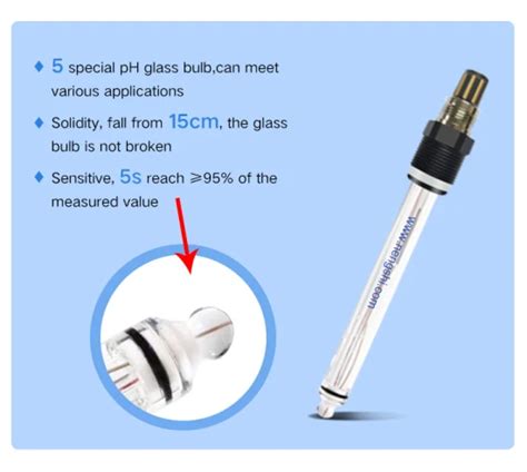 online industrial ph electrode ph sensor ph probe for industrial water