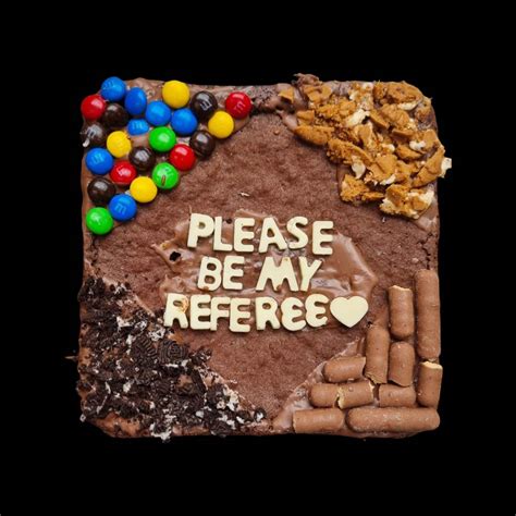 Customised Message Brownie Block Manjots Baking