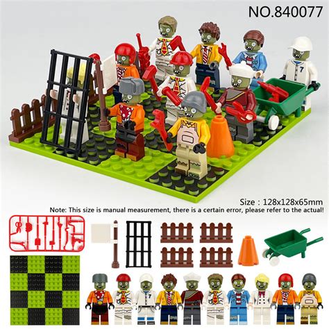 พืชเทียบกับ ซอมบี้ มินิฟิกเกอร์ เด็กประกอบอนุภาคขนาดเล็กอาคารบล็อก Shopee Thailand