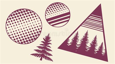 Geometric Shapes Triangle Circle Square Abstract Design Elements For