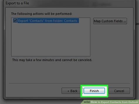Ways To Export Contacts From Outlook WikiHow