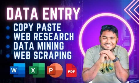 Data Entry Mining Excel Data Web Scraping Typing And Copy Paste Work By Rinku1212 Fiverr