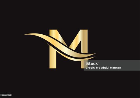 창조적 인 현대 비즈니스 타이포그래피 벡터 템플릿초기 M 문자 로고 크리에이티브 추상 문자 M 로고 디자인 경제에 대한 스톡
