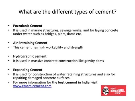 PPT What Are The Different Types Of Cement PowerPoint Presentation Free Download ID 7974029