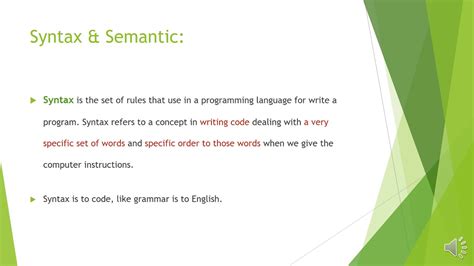 Syntax Semantic And Programming Languages Class 10 Computer Chapter 2