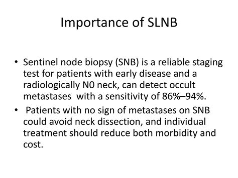 Sentinal Lymph Node Biopsy Pptx