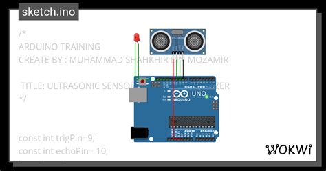 Ultrasonic Buzzer Wokwi Esp32 Stm32 Arduino Simulator