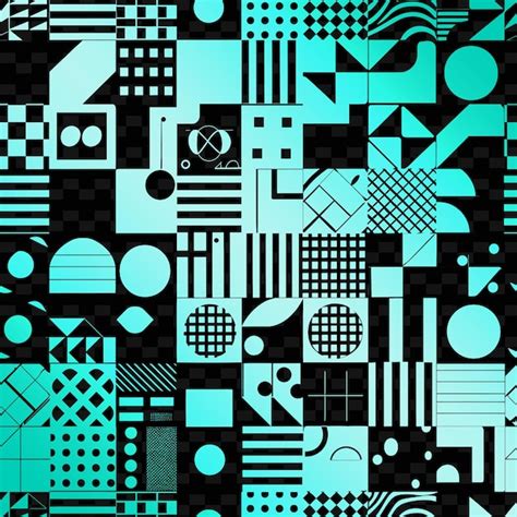 Premium PSD Geometric Abstract Pattern With Geometric Icon And Mixed Sha Nature Inspired