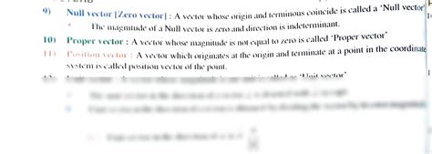 Solution Vectors Class 12 Notes Physics Studypool