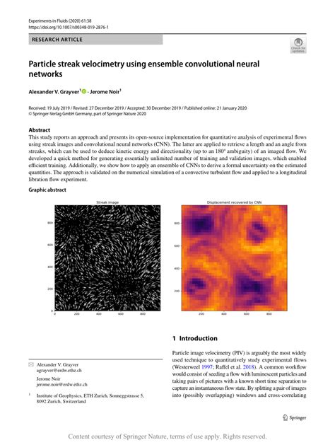 Particle Streak Velocimetry Using Ensemble Convolutional Neural