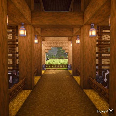 Minecraft Barn マインクラフトの建物 建物 マインクラフト
