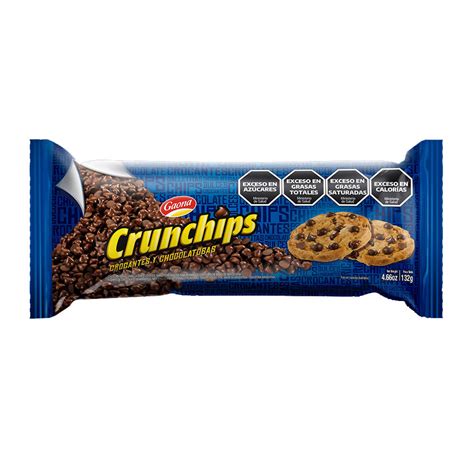 Galletitas Crunchips Mani 132g Gaona Jumbo