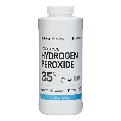 35 Percent Food Grade Hydrogen Peroxide Blubonic Industries