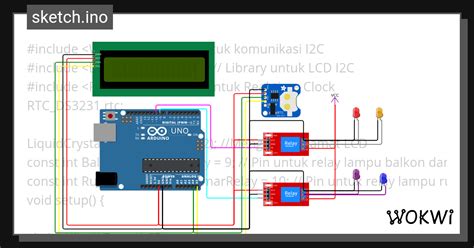 Lampu Otomatis Copy 2 Wokwi Esp32 Stm32 Arduino Simulator