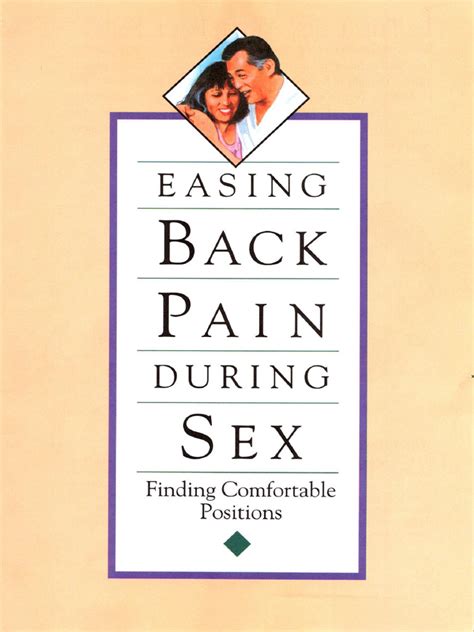 Easing Back Pain During Sex Pdf