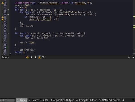 C Icon Of Warning Is Shown While There Are No Output Of A Warning