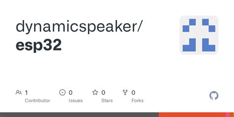 GitHub Dynamicspeaker Esp32