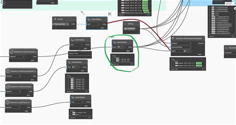 From Levelname List To Parameter Value Revit Dynamo