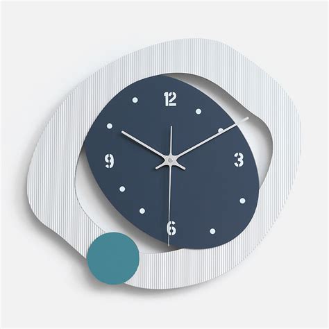 Modern Odd Shape Analog Silent Wall Clock For Livingroombedroom Gullei