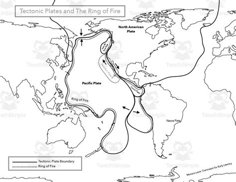Tectonic Plate Map Worksheet