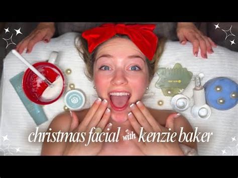 Asmr Facial On Kenzie Baker Christmas Edition Mashmallow Mask Jelly
