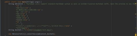 markdown to docx · issue 354 · vsch flexmark java · github