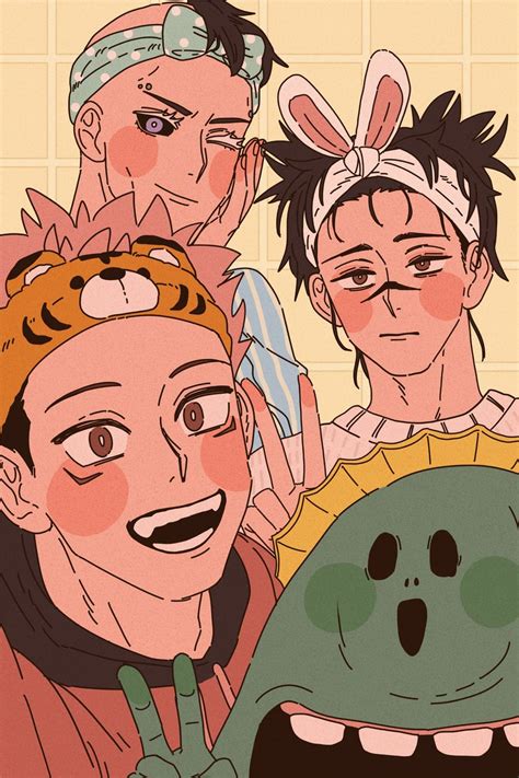 Itadori Yuuji Choso Kechizu And Eso Jujutsu Kaisen Drawn By Gogaek