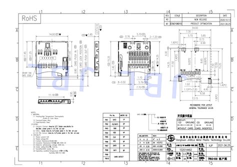 Micro Sd Card Connector Push Push Type H Booth Self Ejecting Fly Proof Design Tf Card Holder
