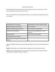 Understanding Arguments And Implicit Persuasion Course Hero