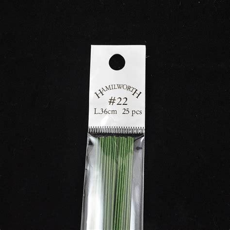 Hamilworth Florist Wires Green 22 Gauge Sugar And Ice