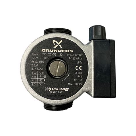 Grundfos Oem Ups0 25 55 130mm 1 1 2 Bsp Domestic Circulating Pump 240v