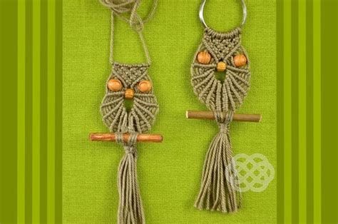 How To Make Macrame Owl Jewelry WonderHowTo