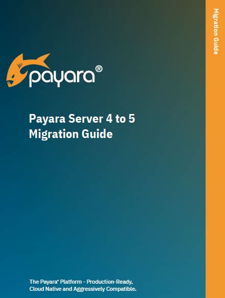 Payara Server 4 To Payara Server 5 Migration